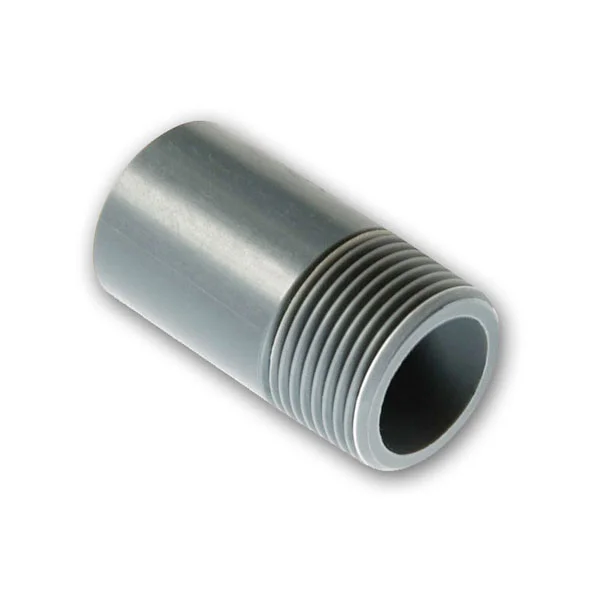Barrel Nipple Plain Spigot x BSP Male PVC - Colglo