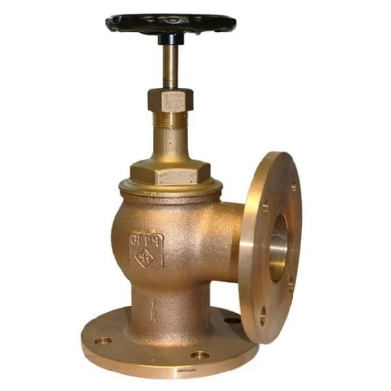 Bronze Globe Valve Flanged PN16 - Angle Pattern - Colglo